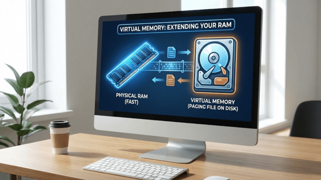 What is Virtual Memory? How Operating Systems Extend RAM Explained