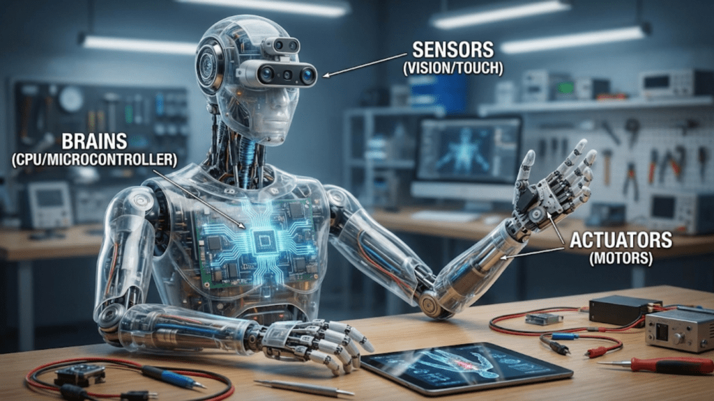 Robot Anatomy Explained: Actuators, Sensors & Brains | Components Guide