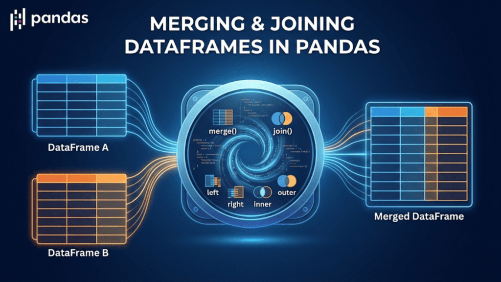 Merging and Joining DataFrames in Pandas: A Complete Guide with Examples