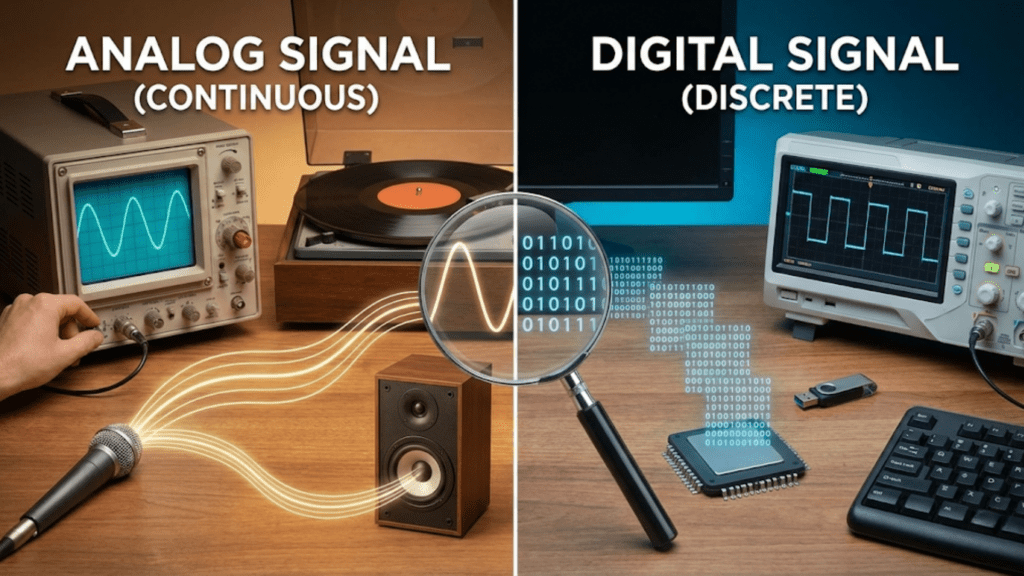 Analog vs Digital Signals: Complete Visual Guide for Beginners