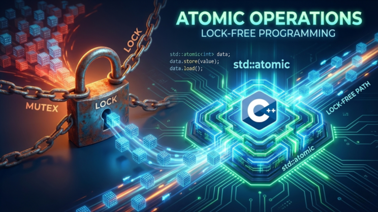 Atomic Operations in C++: Lock-Free Programming with std::atomic